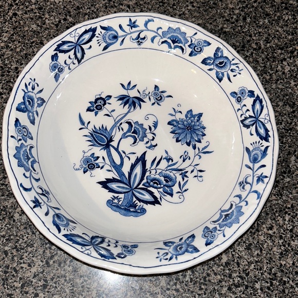Nikko Ironstone | Dining | Nikko Ironstone Blue Bonnet 9inch Serving ...